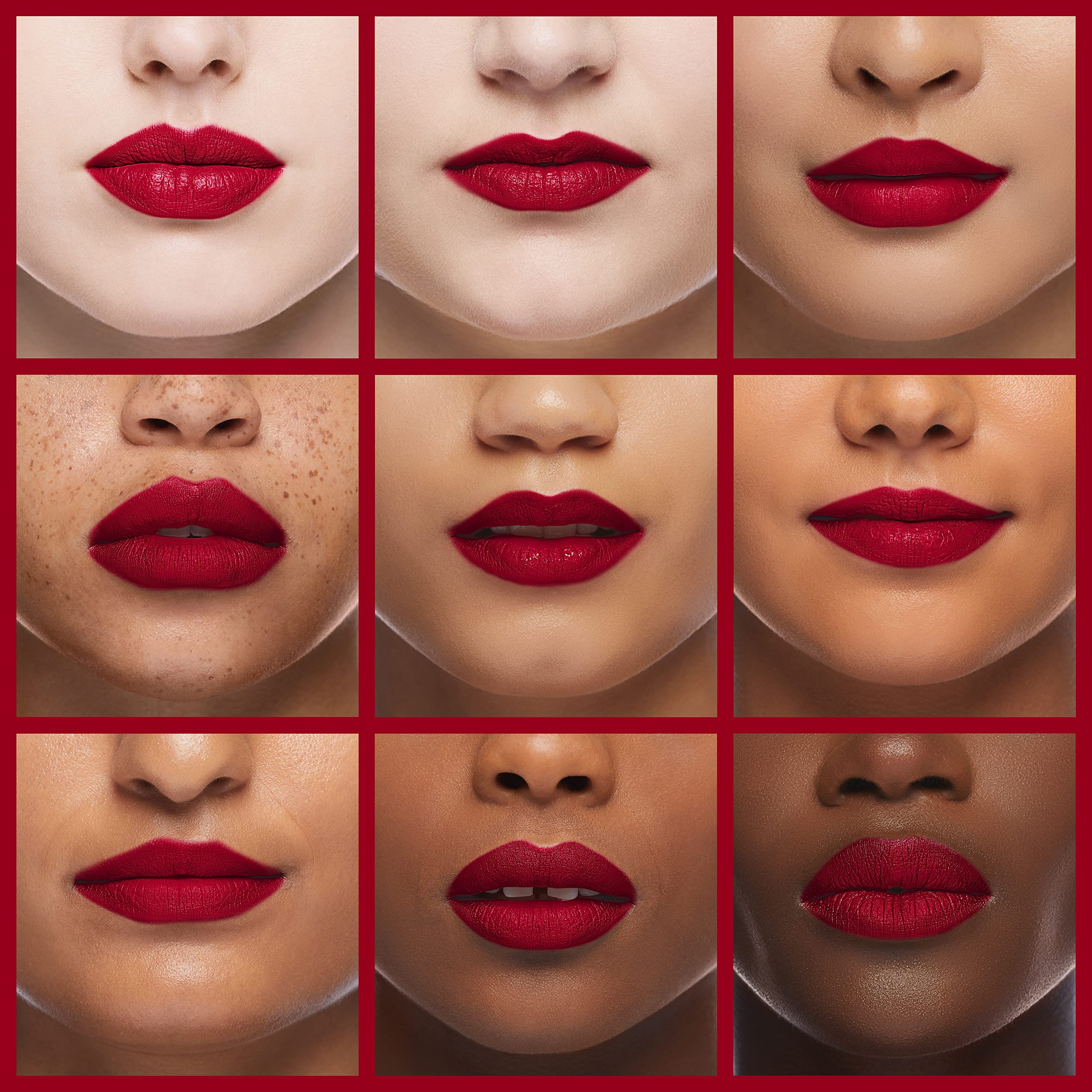 Kiss Ruby Kisses Matte Lipstick Kiss Red,1 Count