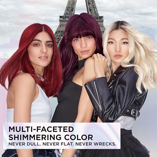 L'Oreal Paris Feria Multi-Faceted Shimmering Permanent Hair Color, 45 French Roast (Deep Bronzed Brown), Pack of 1, Hair Dye