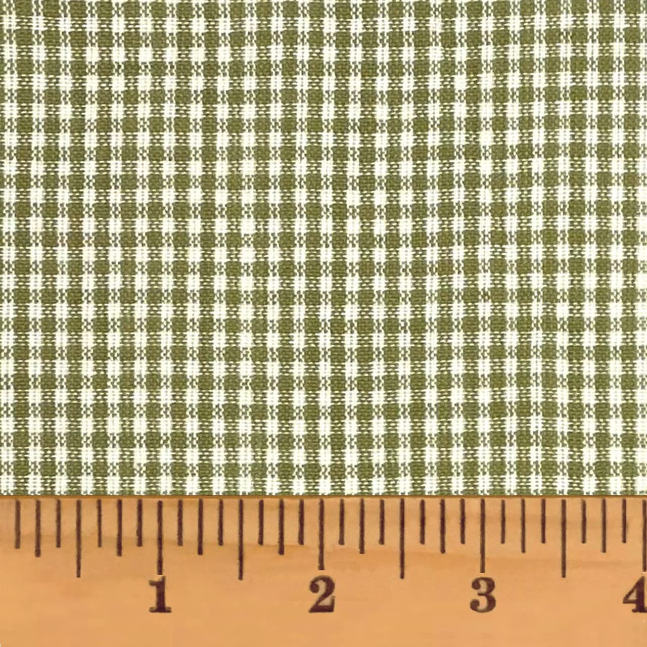 Sage Green 2 Plaid Homespun Cotton Fabric by JCS - Sold by The Yard