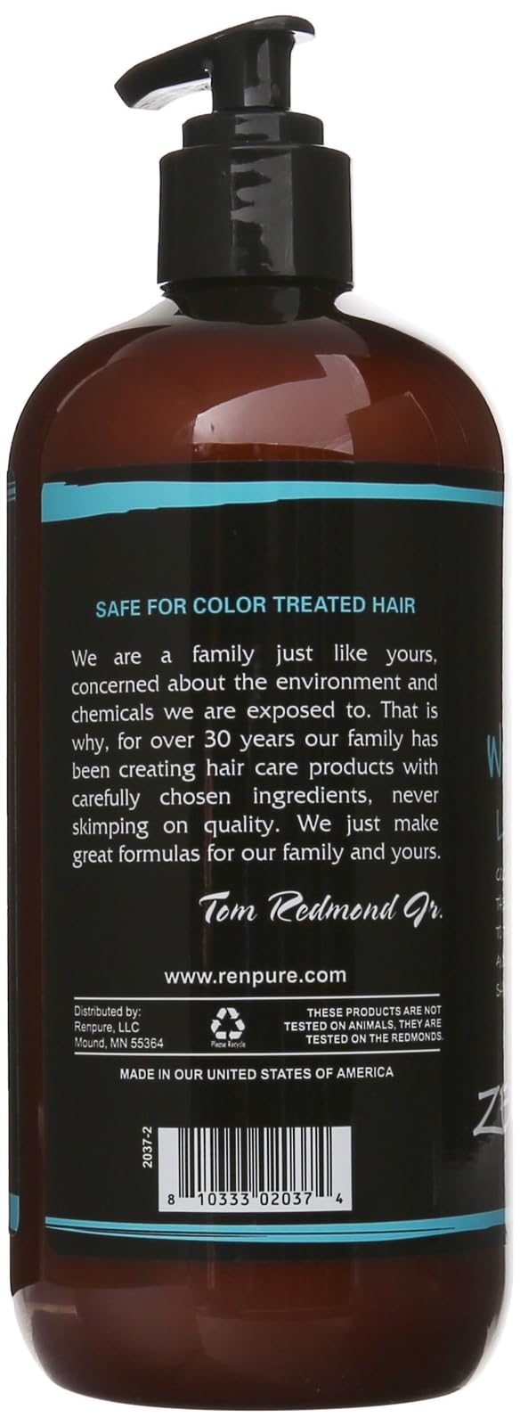 Renpure Coconut Whipped Creme Leave-In Conditioner, 16 oz (Pack of 2)