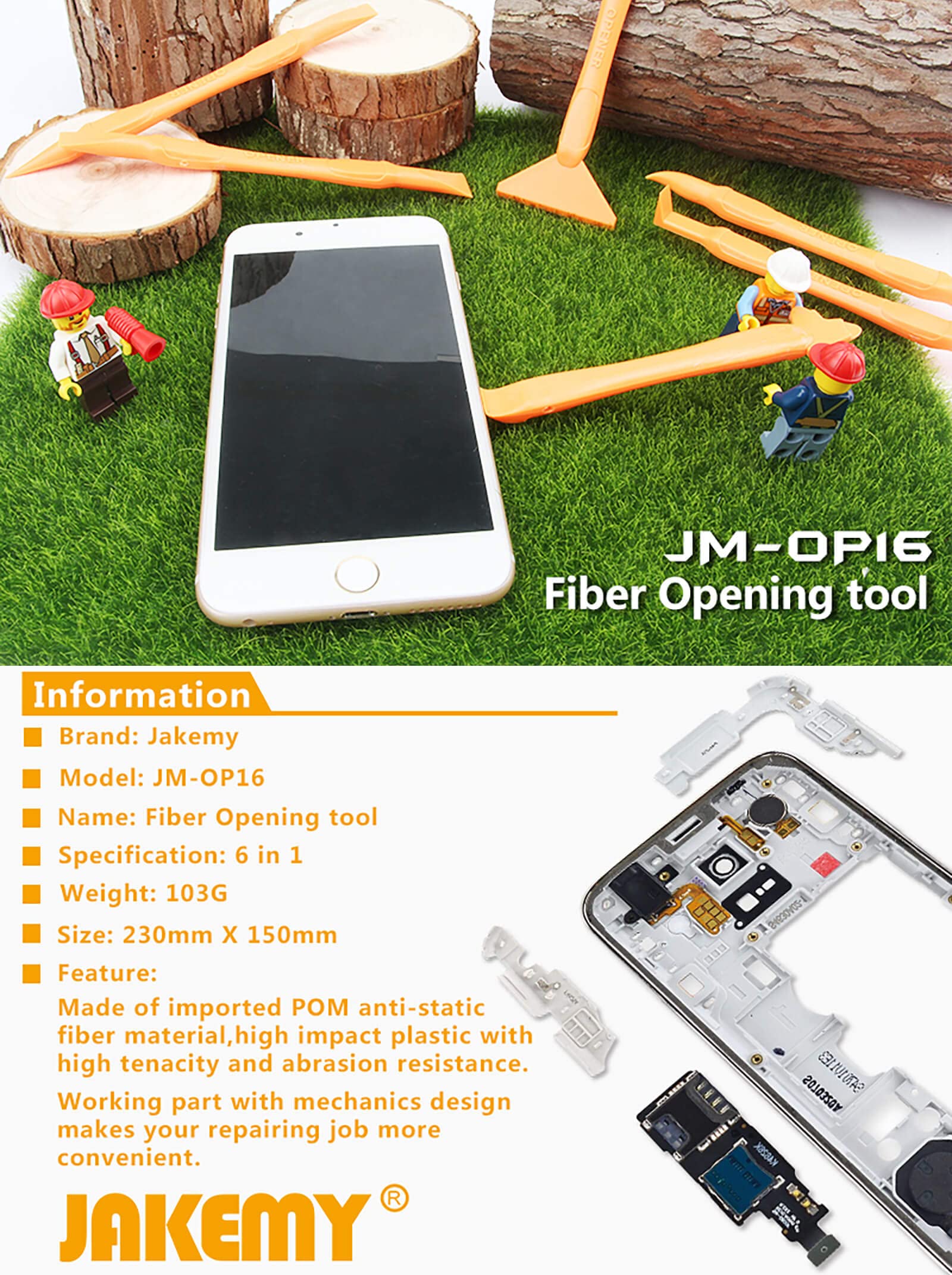 Spudger Plastic Pry Tool Kit - Professional Electronics Opening Repair Tool Kit for Laptop Phone Ipad Screen Opening Tool Kit, Anti-Static Display Removal Opener