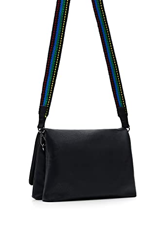 Desigual Accessories PU Across Body Bag, Black