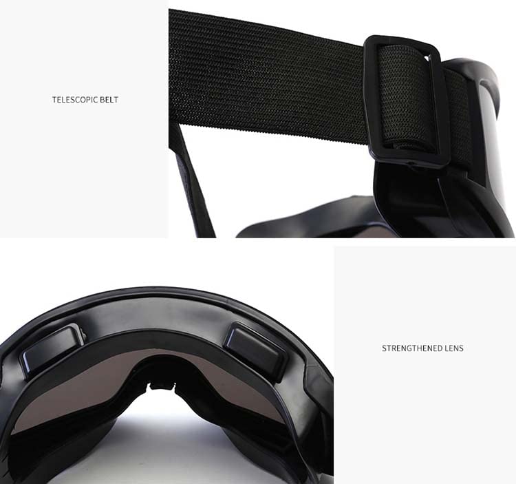 Airbin Motorcycle Glasses UV Protection Windproof Anti-Glare Bike Skating Skiing Ski Goggles Snow Goggles