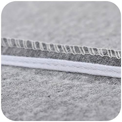 Pharmedoc Pregnancy Pillow Replacement Jersey Cover (Cover Only) for C Shaped Full Body Pillow - Body Pillow Cover Only - Grey