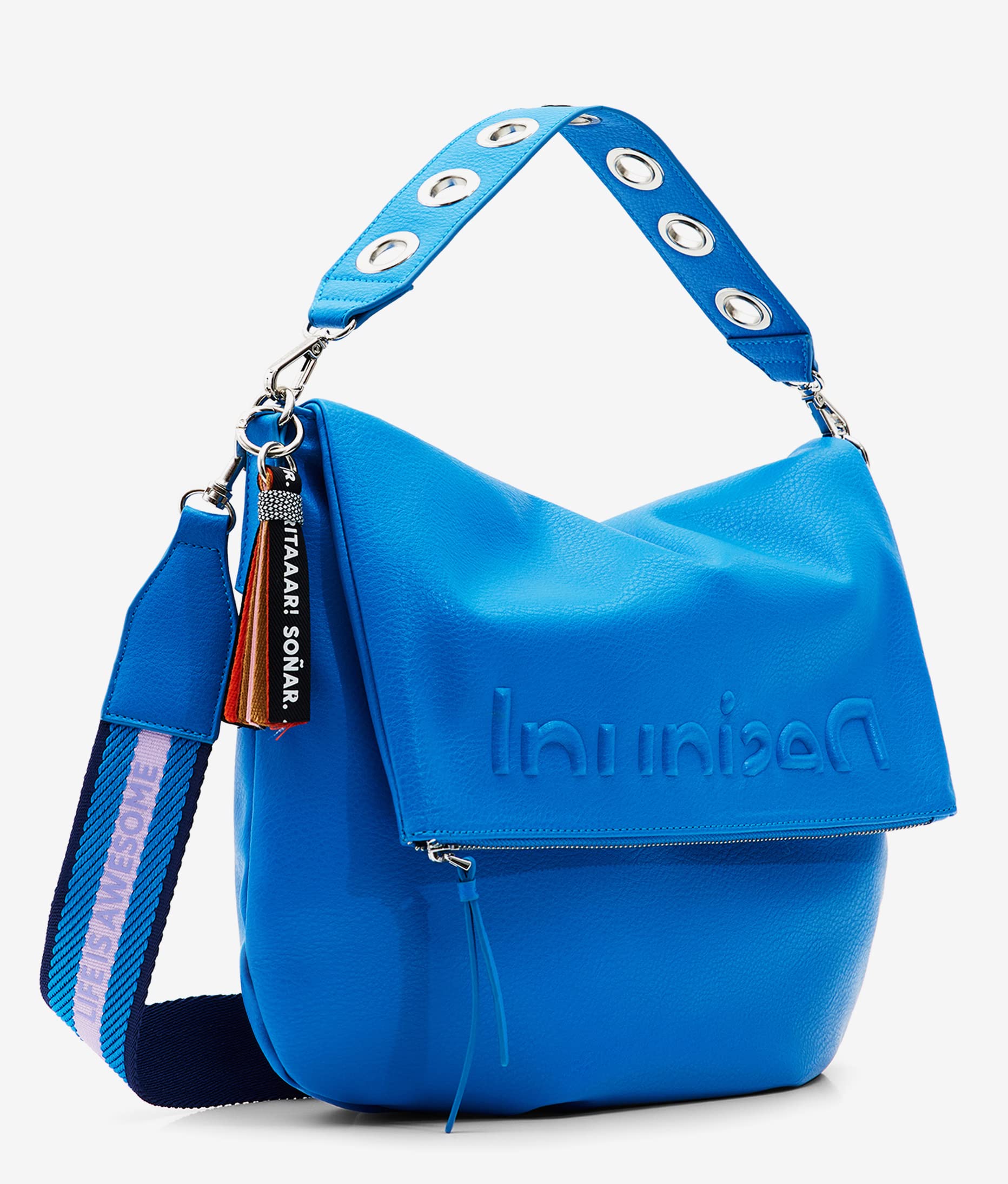 Desigual Accessories PU Hand Bag, Blue