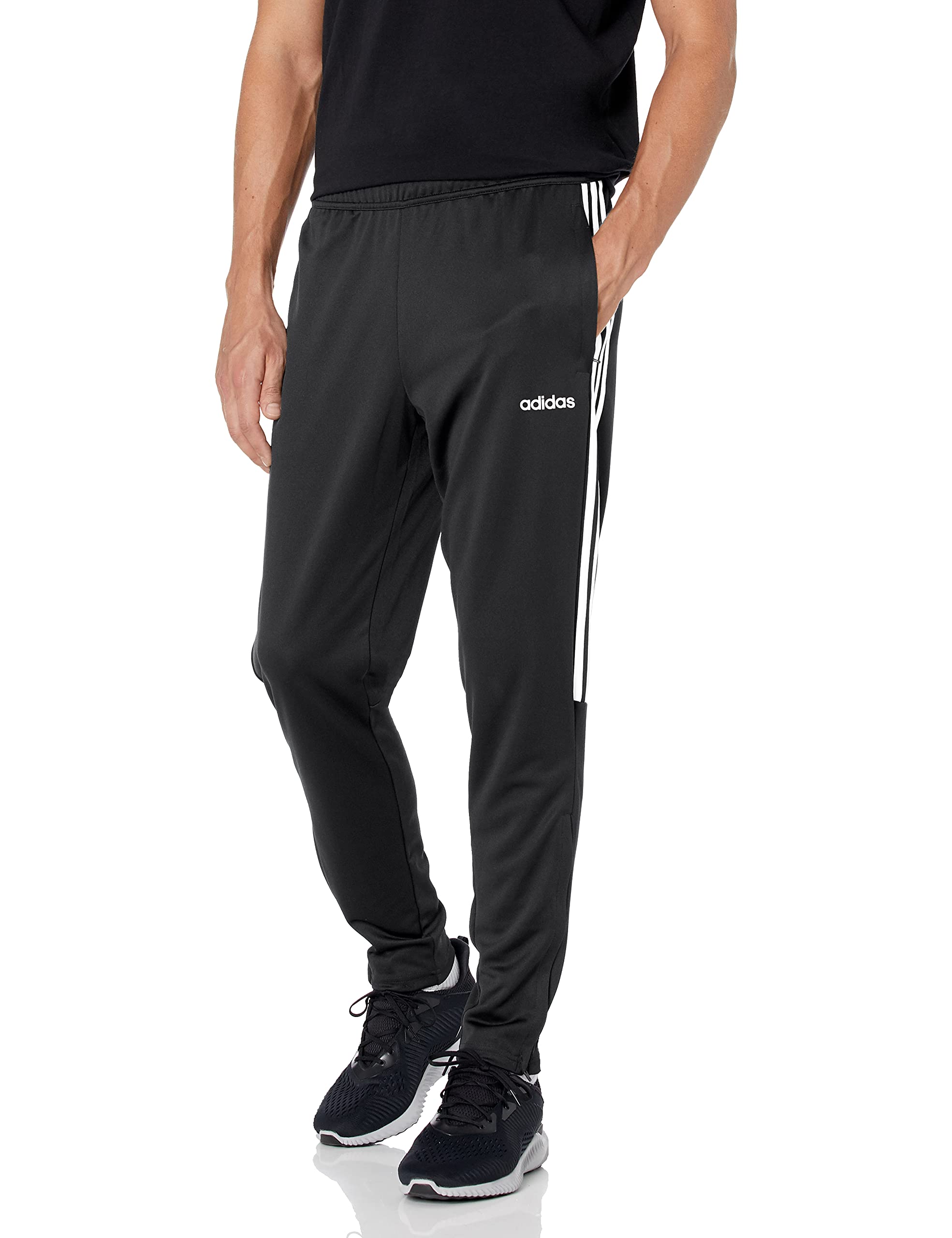 adidas mens Sereno 19 Training Pants LS Woven, Black/Dark Grey, Large US