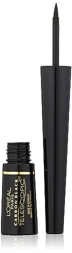 L’Oréal Paris Telescopic Precision Liquid Eyeliner, Carbon Black, 0.08 Oz