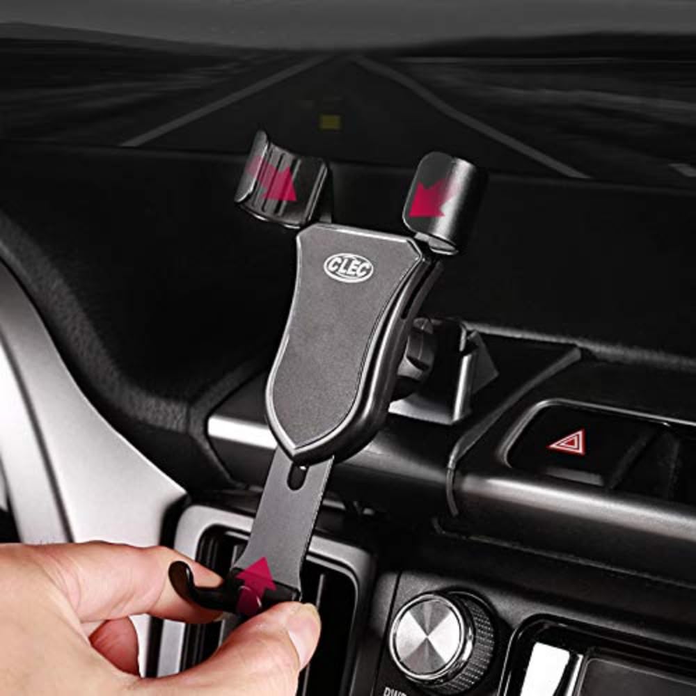 ITrims (Black Car Phone Holder for Toyota RAV4, Air Vent Phone Holder, Black Car Vents Holds Mount for for Toyota RAV4 2013 2014 2015 2016 2017 2018,Car Phone Mount for Most Smartphones