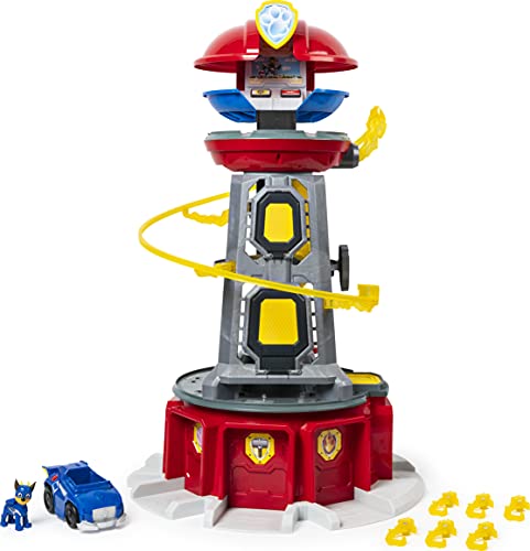 Cool Maker Paw Patrol, Mighty Pups Super Paws Lookout Tower Playset with Lights and Sounds, Toy for Ages 3 and Up