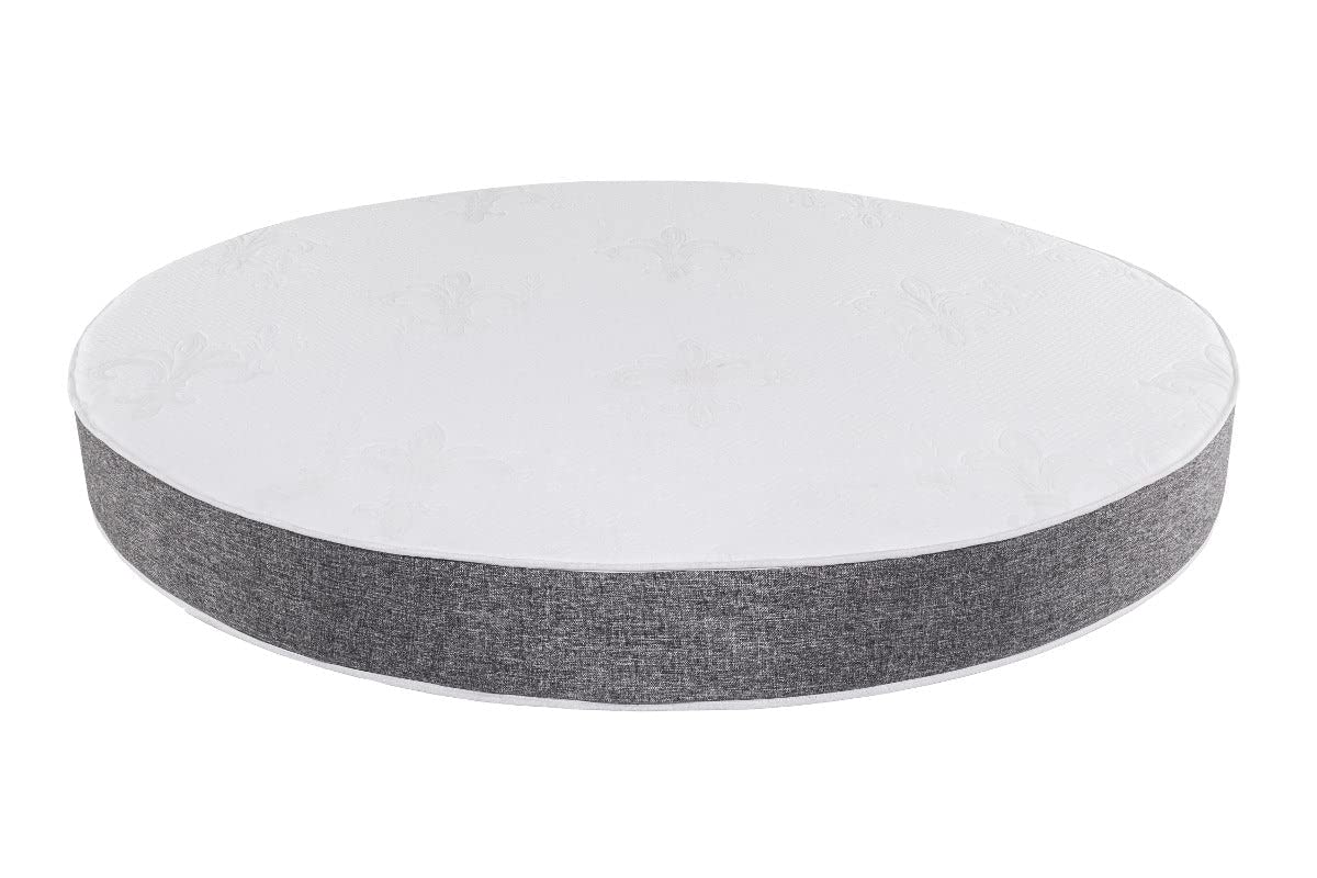 Mielmoon Merakee Visco Round Memory Foam Mattress Ultra-Touch Made in USA (Memory Foam 10 ")