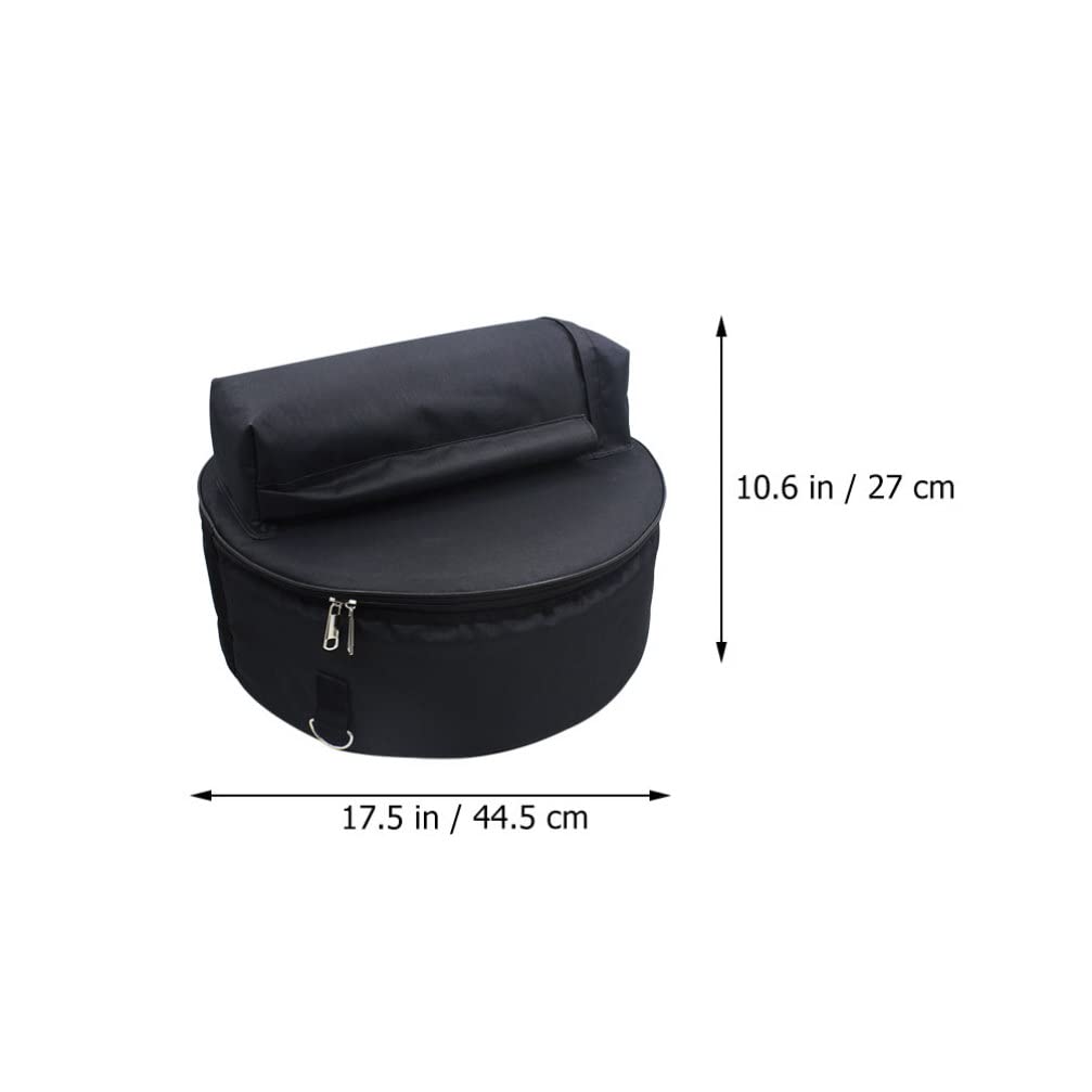 Drum Bag Snare Drum Bag Portable Oxford Cloth Drum Cases Backpack Snare Drum Accessories For Gigs Marching Band Storage And Transport 14inch Black