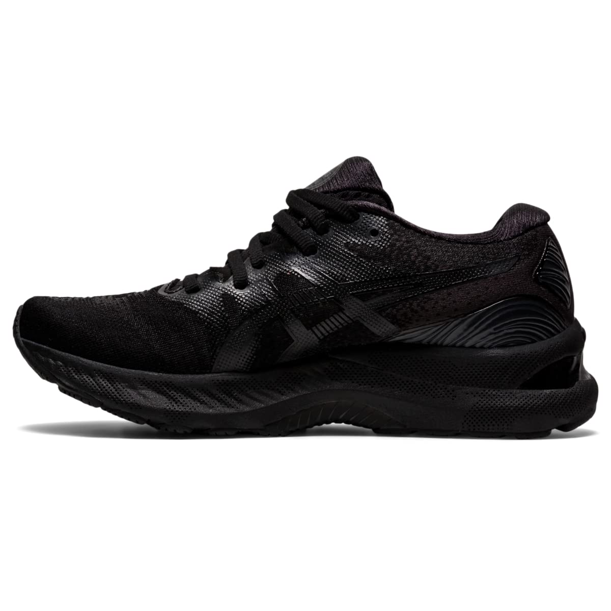 ASICS Women's Gel-Nimbus 23 Running Shoes, 8.5, Black/Black