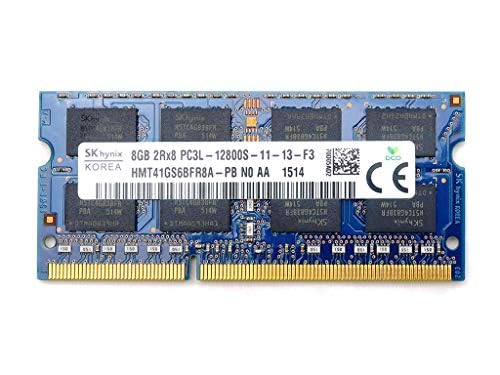 Laptop Memory Module HMT41GS6BFR8A-PB Compatible Replacement Spare Part for Hynix HMT41GS6BFR8A 8GB 2Rx8 DDR3 SO-DIMM PC3-12800 1600MHz 204-Pin Non-ECC Unbuffered CL11 1.35V