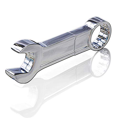Wrench Thumb Drive 64GB USB 2.0 Flash Drive, Kepmem Cool 64 GB Memory Stick Creative Jump Drive, Metal Pen Drive Silver Zip Drive Novelty Gift for Friend