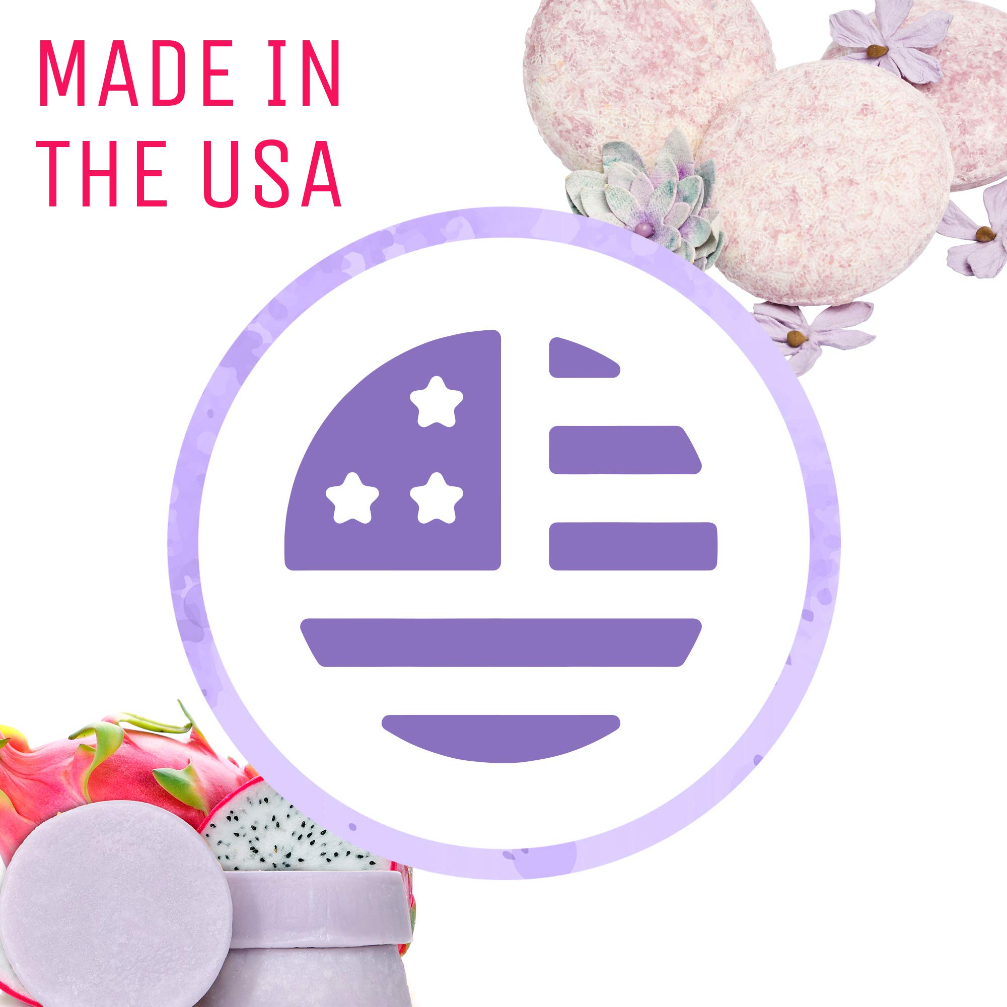 Sweet & Sassy Shampoo + Conditioner Bars: Includes 1 Shampoo, 1 Conditioner. Made in the USA, Natural, Organic, SLS Free, Safe for Color Treated Hair. So Sumptuous