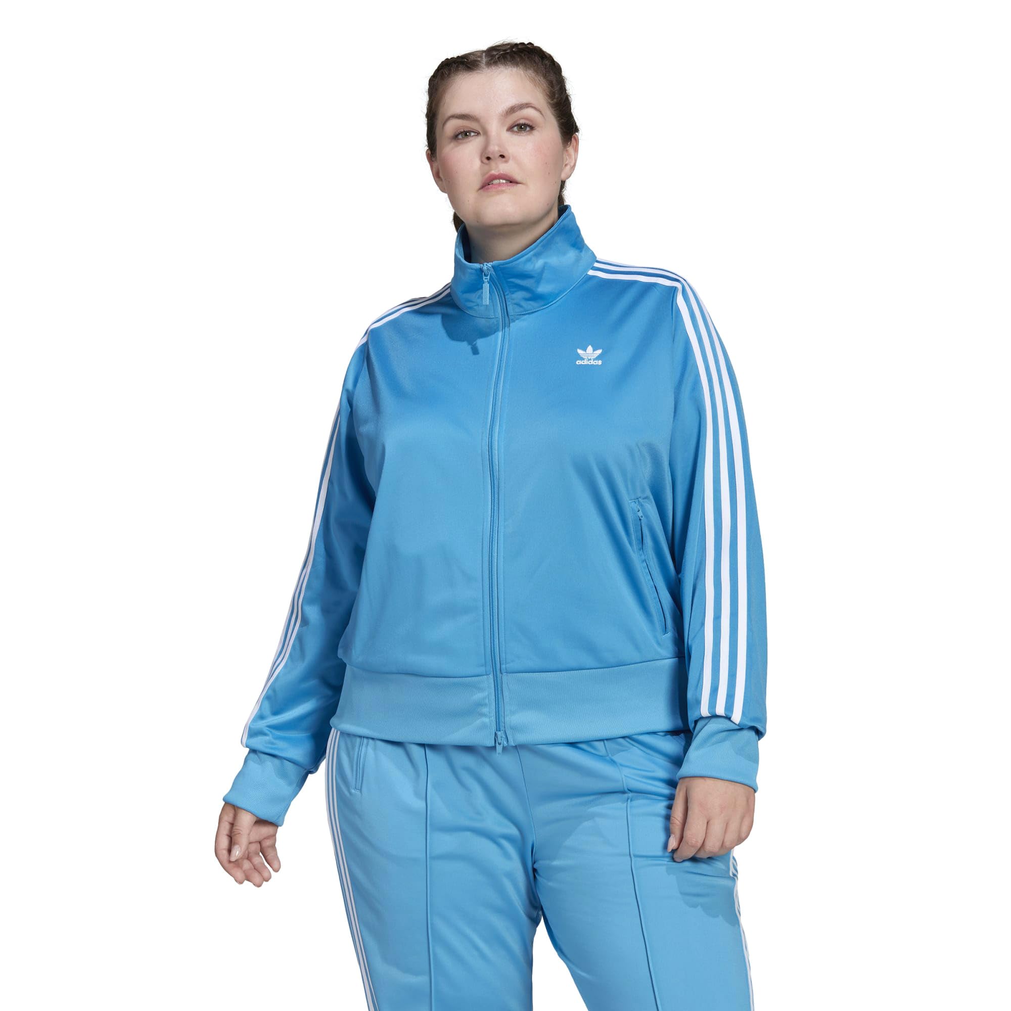 adidas Originals womens Adicolor Classics Firebird Track Jacket, Black, Large US