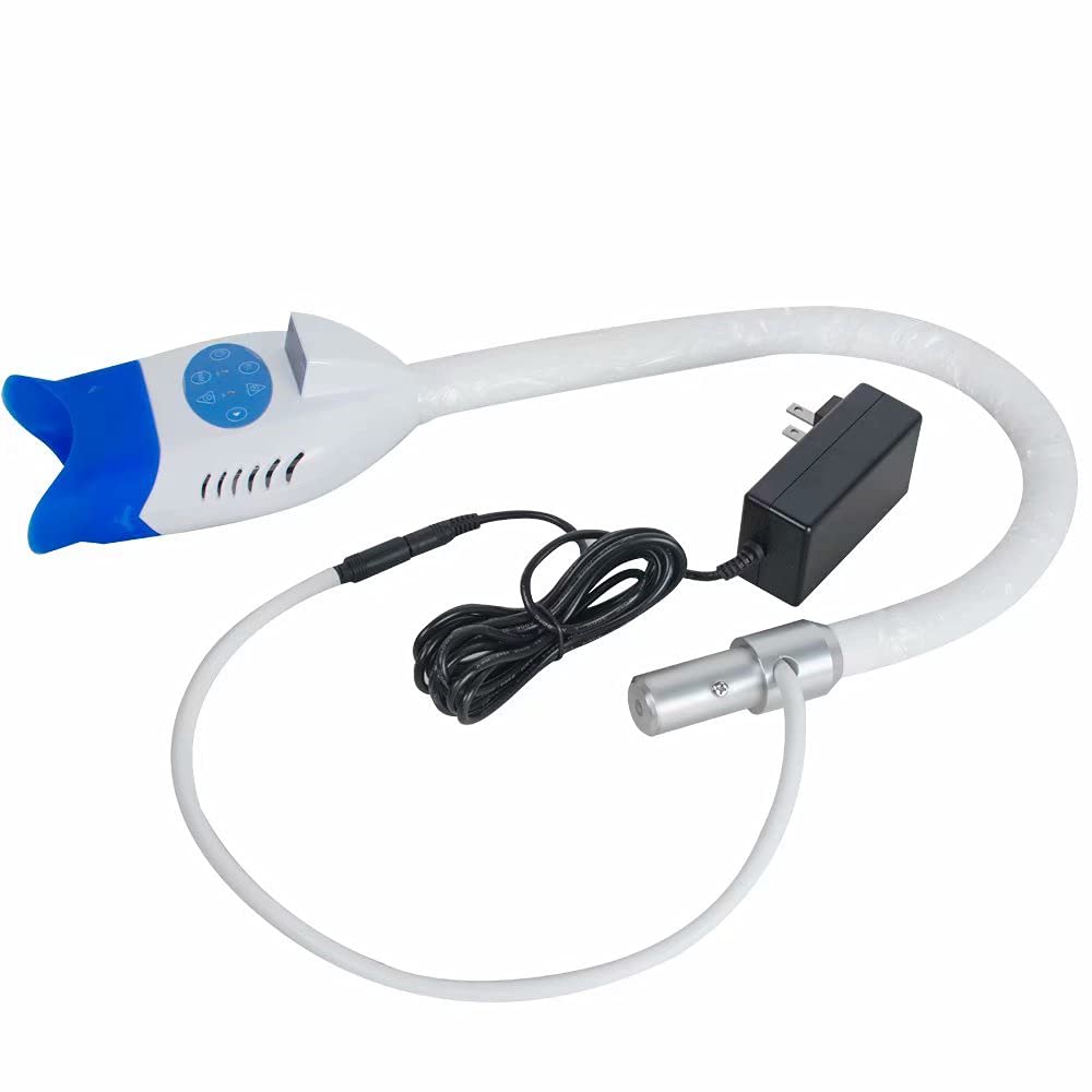 Enshey LED Teeth Whitening Light Dental Mobile Cold LED Light Lamp Bleaching Accelerator Holding on Table LED Teeth Whitening Machine, Ship from USA, 2-4 Days Delivery