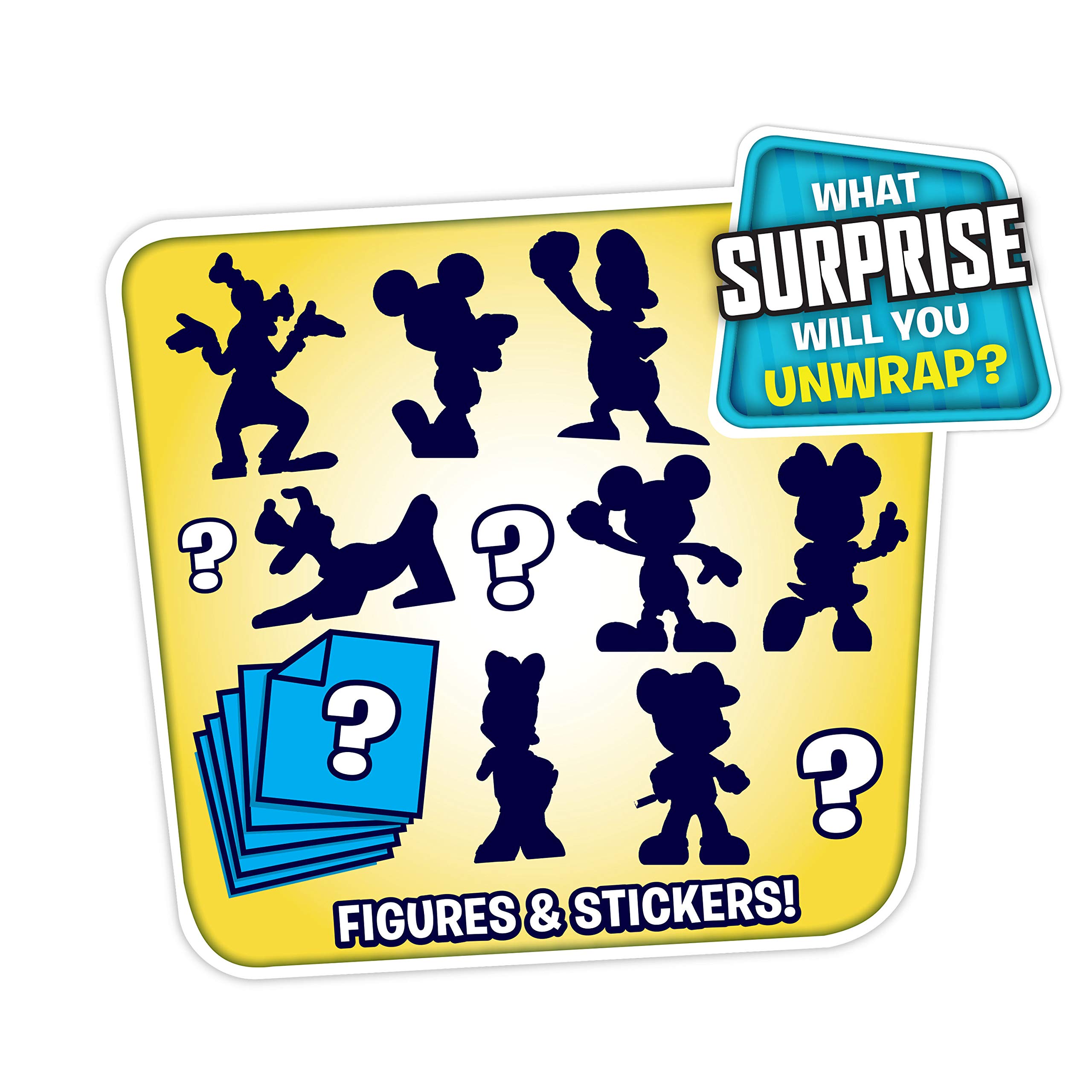 Disney Junior Mickey Mouse Mystery Figure Capsule, 9 Pieces Inside, Officially Licensed Kids Toys for Ages 3 Up by Just Play