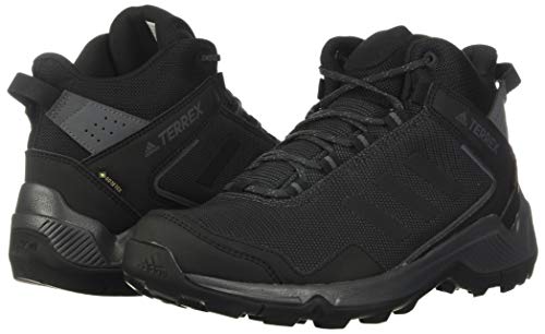 adidas Outdoor Men's Terrex EASTRAIL MID GTX Hiking Boot, Carbon/Black/Grey Five, 7 D US
