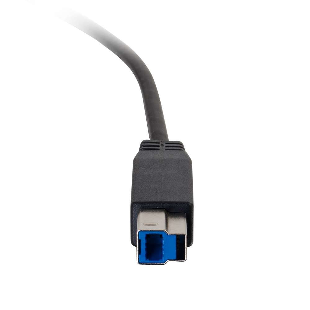Legrand - C2G USB 3.0 Cable, USB C to B Cable, Black Data Transfer Cable, 10 Foot C2G USB Cable, 1 Count, C2G 28867