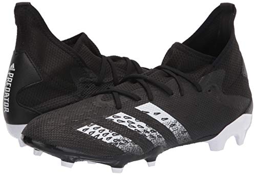 adidas Predator Freak .3 Firm Ground Soccer Shoe (mens) Black/White/Black 8