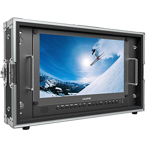 Lilliput BM150-4K 15.6" 6U Carry-on/Rackable 4K Broadcast LED Director Monitor, 3840x2160