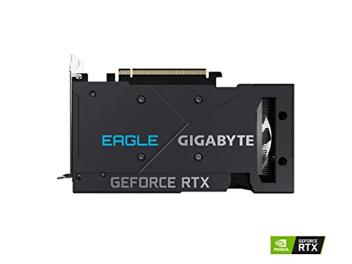 GIGABYTE GeForce RTX 3050 Eagle OC 8G Graphics Card, 2X WINDFORCE Fans, 8GB 128-bit GDDR6, GV-N3050EAGLE OC-8GD Video Card
