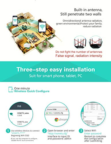 Mini WiFi Router VAR11N-300 Portable WiFi Bridge Hotspot 300Mbps Travel WiFi Repeater