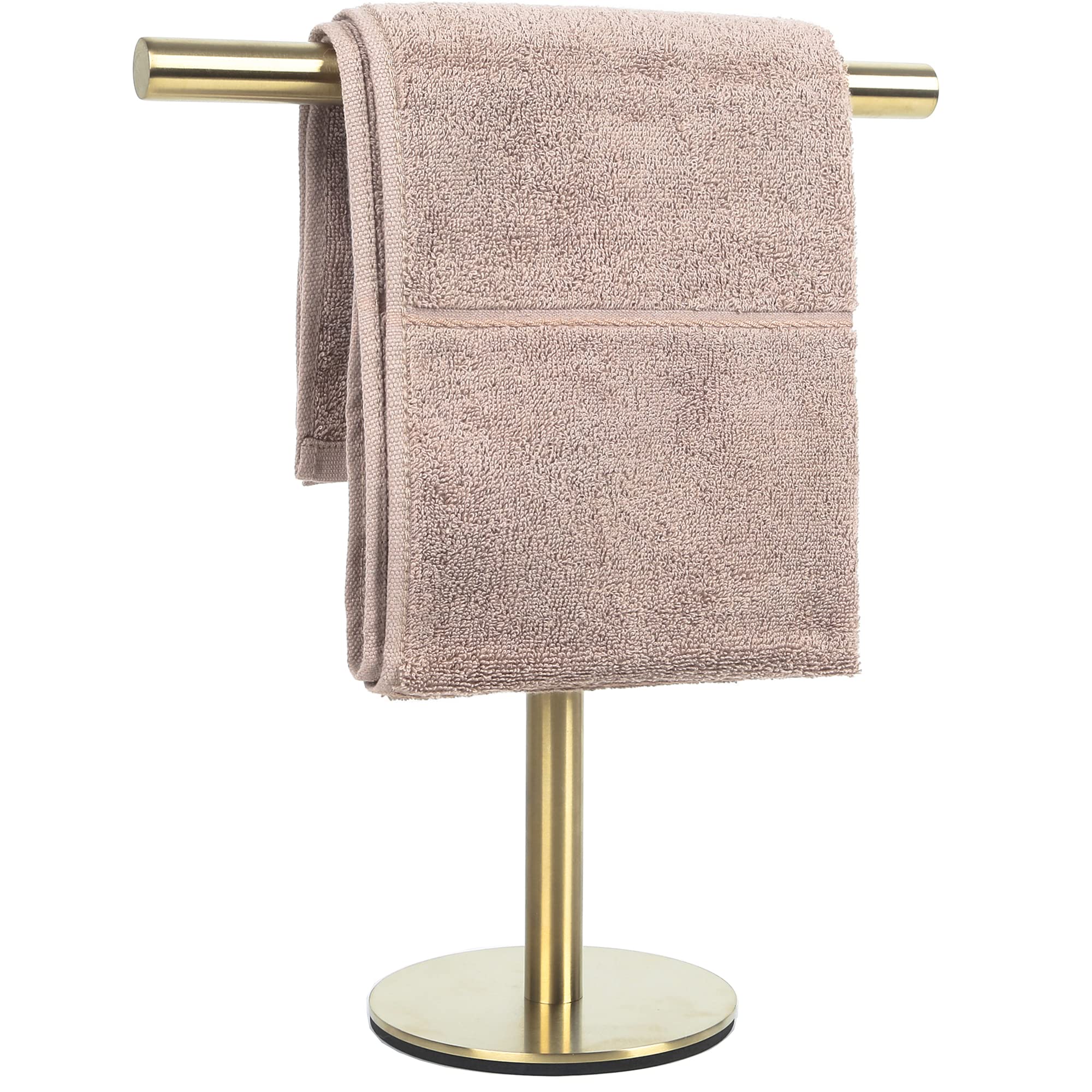 Bathroom Hand Towel Holder Stand,T-Shape Hand Towel Holder Stand SUS304 Stainless Steel for Bathroom,Kitchen or Vanity Countertop