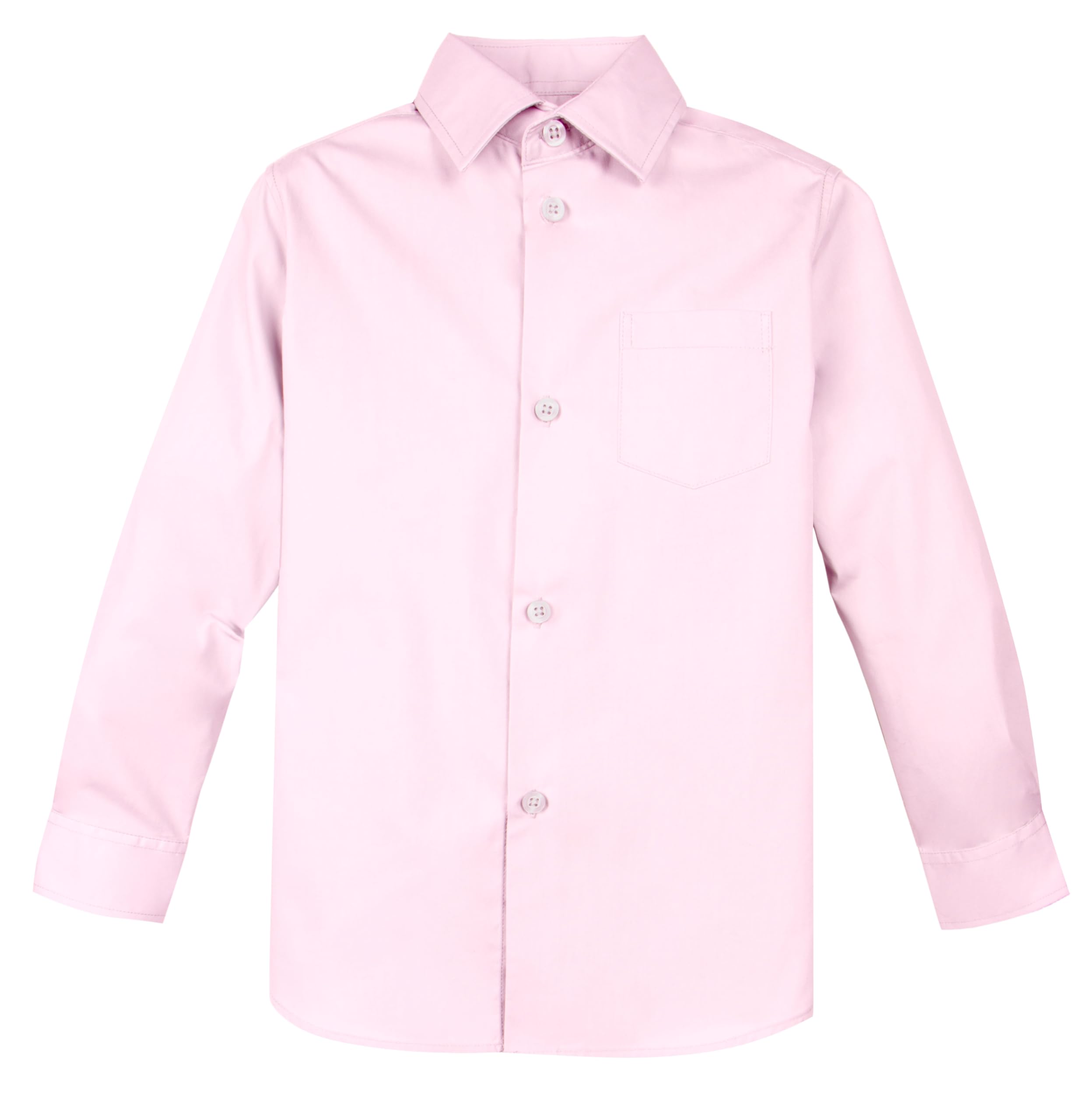 Spring Notion Baby Boys' Long Sleeve Dress Shirt 18M Marshmallow Pink