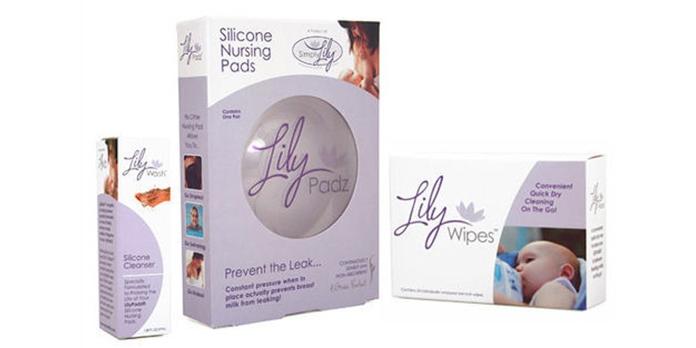 LilyPadz Reusable Silicone Nursing Pads Starter Kit Single Pair Regular Size
