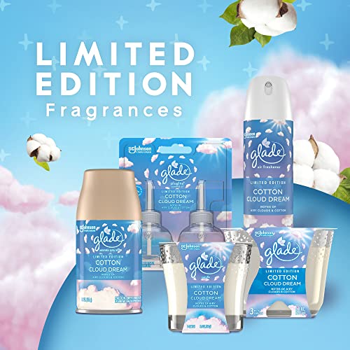 Glade Candle Jar, Air Freshener, Cotton Cloud Dream, 3.4 oz
