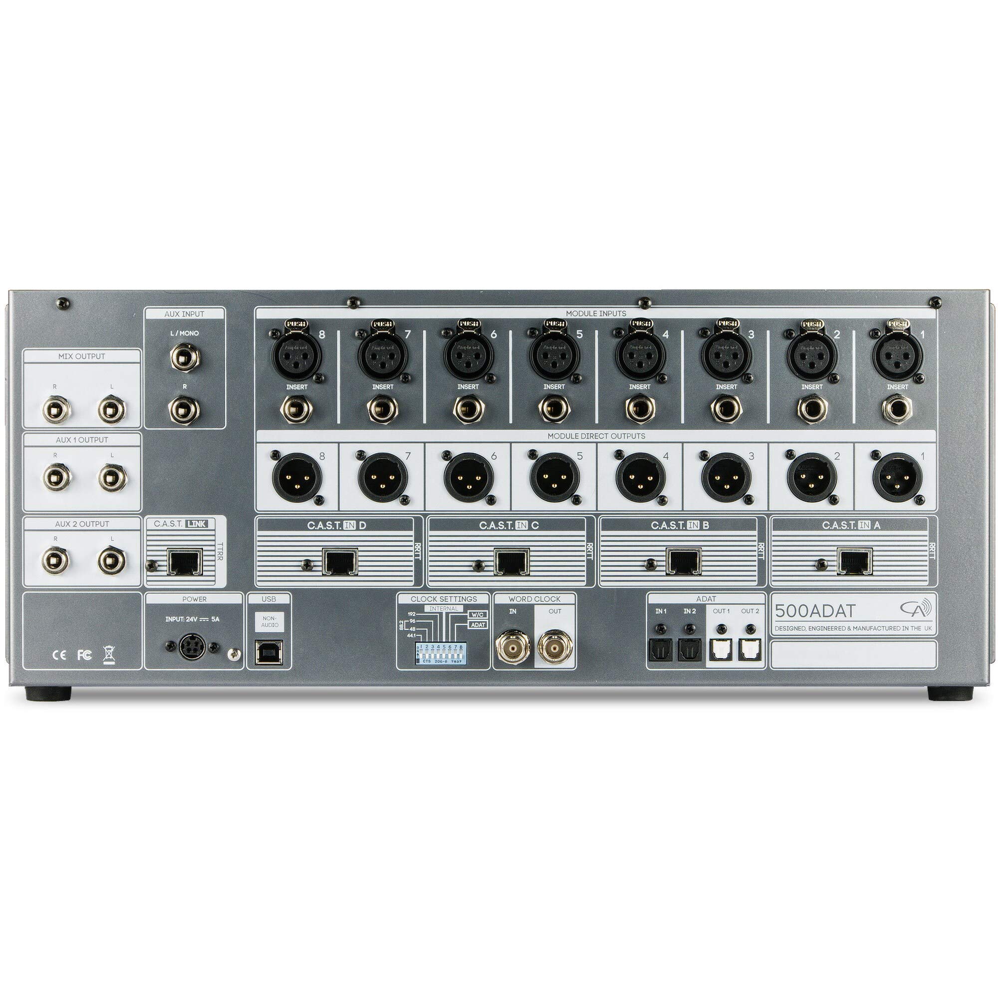 Cranborne Audio 500ADAT 8-slot 500 Series Chassis with ADAT I/O