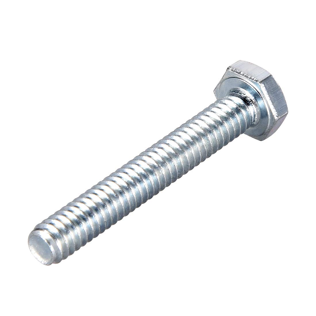 uxcell Hex Head Screw Bolts Carbon Steel 1/4"-20x1-3/4" Fastener Grade 5 UNC 10pcs