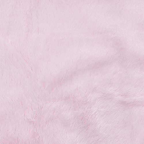 Little Me Baby-Girls Newborn Plush Stroller Blanket, Light Pink, One Size