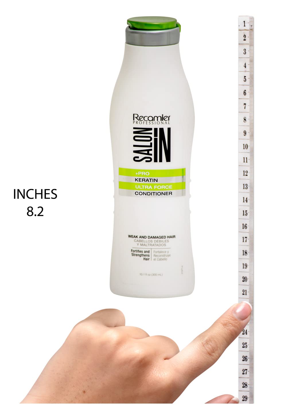 Recamier Salon In Keratin Ultra Force Conditioner Damaged Hair| Acondicionador Cabello Maltratado 300mililiter