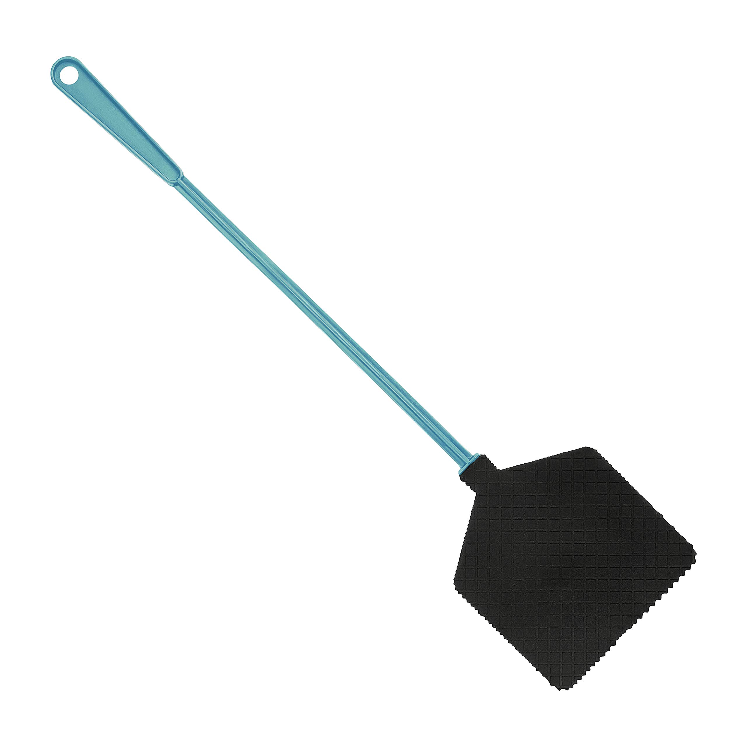 OFXDD Rubber Fly Swatter, Long Fly Swatter Pack, Fly Swatter Heavy Duty, Light Blue Color (3 Pack)