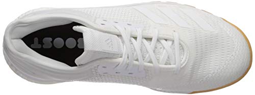 adidas Women's Crazyflight X 3 Volleyball Shoe, White/Gum, 14 M US