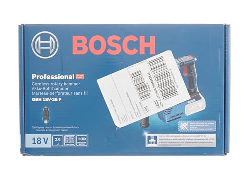 Bosch Professional Gbh 18 V-26 F Cordless Rotary Hammer Drill (Without Battery And Charger) - Carton