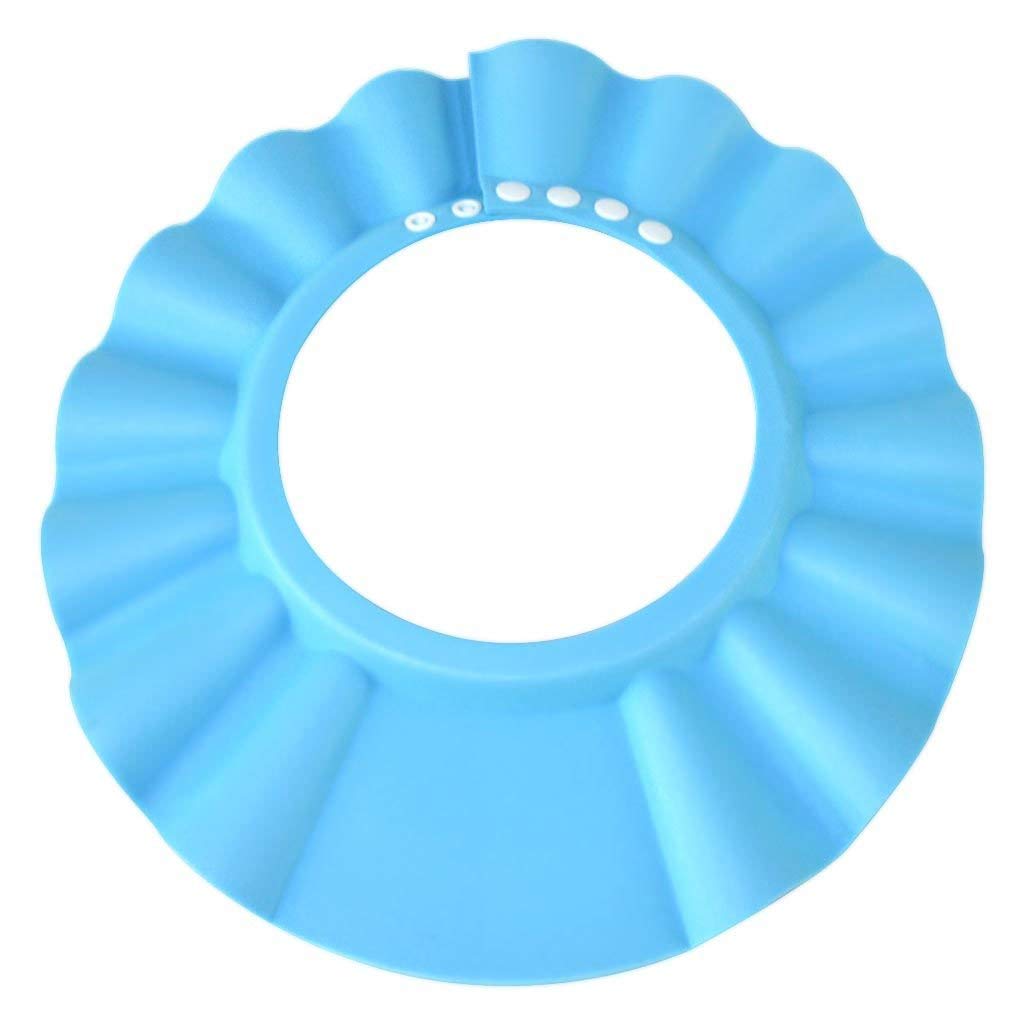 LOHOME(TM) Safe Shampoo Shower Bathing Protect Soft Cap Hat for Baby Children Kids (Blue)