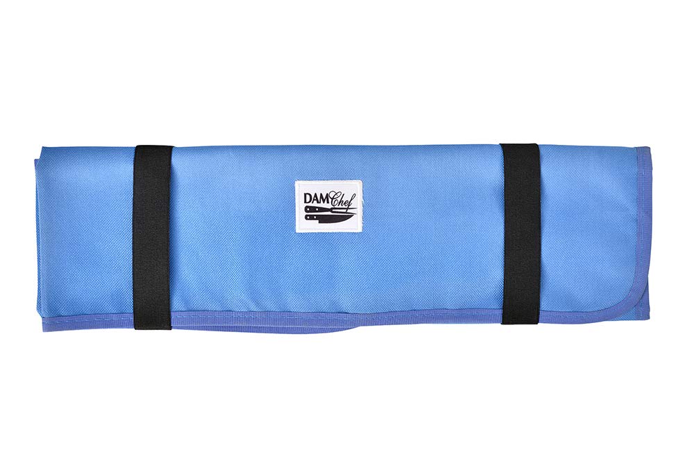 DAM UNIFORMS Cutlery Chef Bag – Knife Roll Bag for Professional Chefs – Fits up to 10 Knives