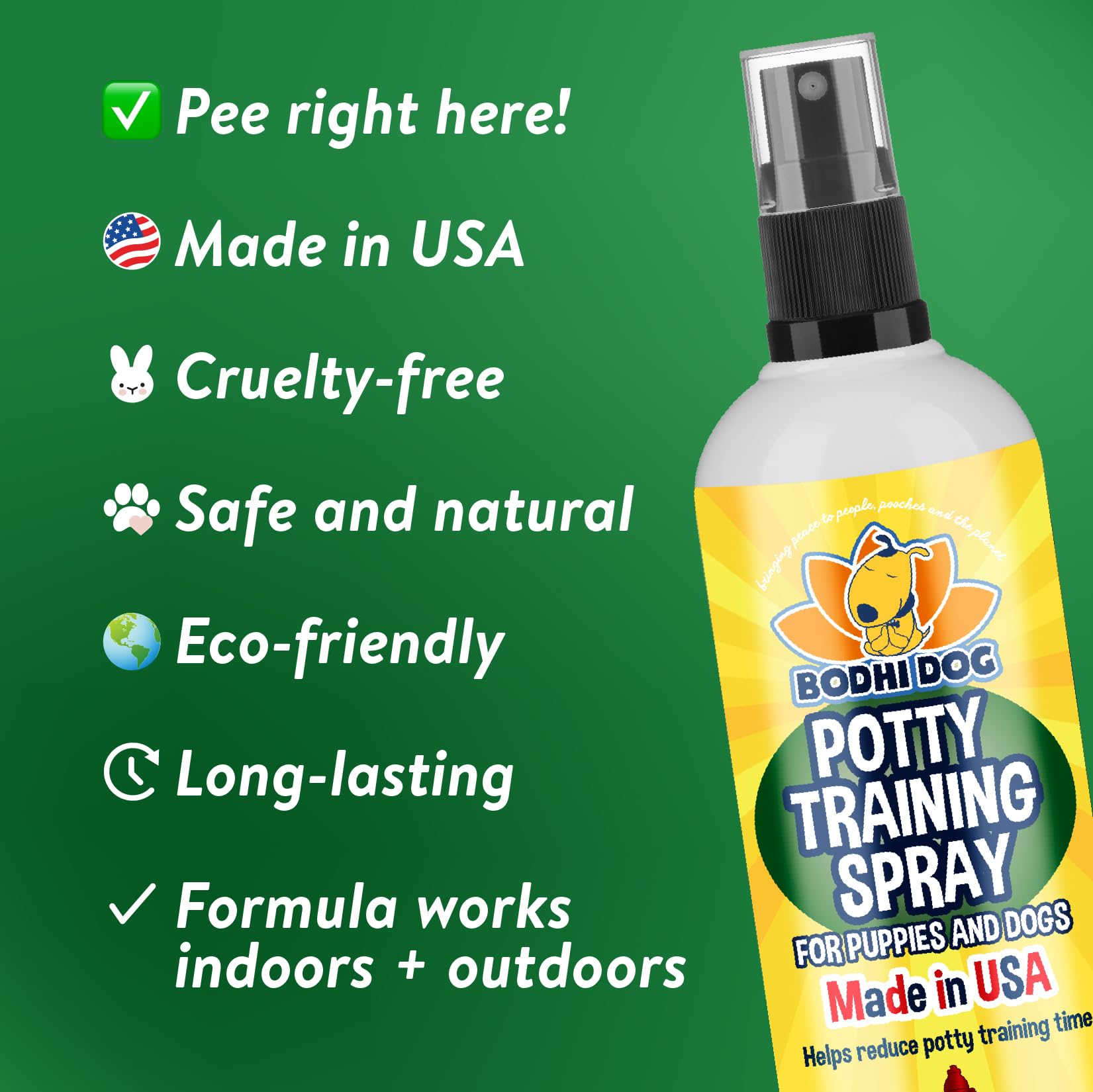 Bodhi Dog House Breaking Spray 8oz + Not Here Spray 8oz Bundle