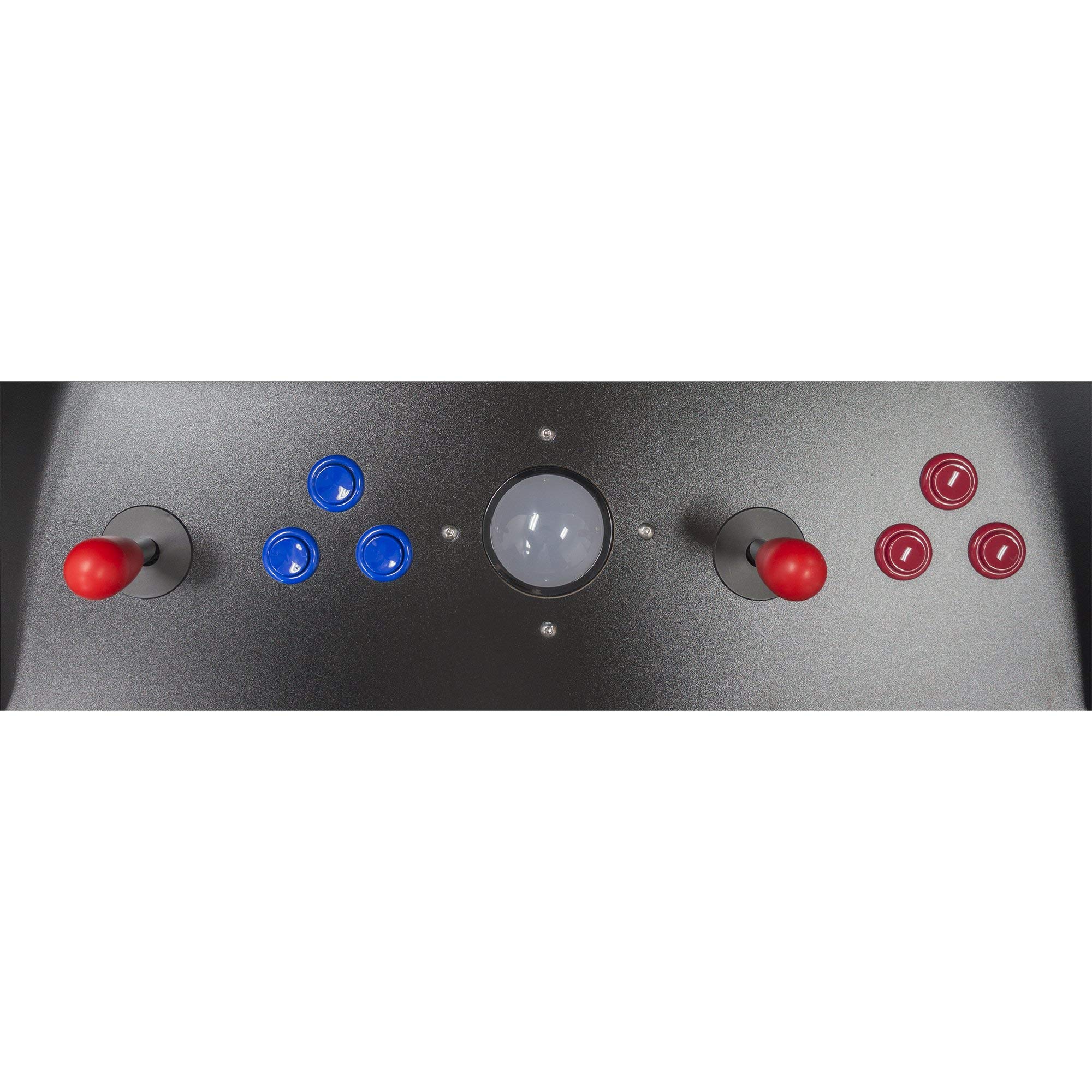 Creative Arcades Full Size Stand-Up Commercial Grade Arcade Machine | 2 Player | 60 Games | 22" LCD Screen | 2 Sanwa Joysticks | Trackball | 2 Stools Included | 3 Year Warranty