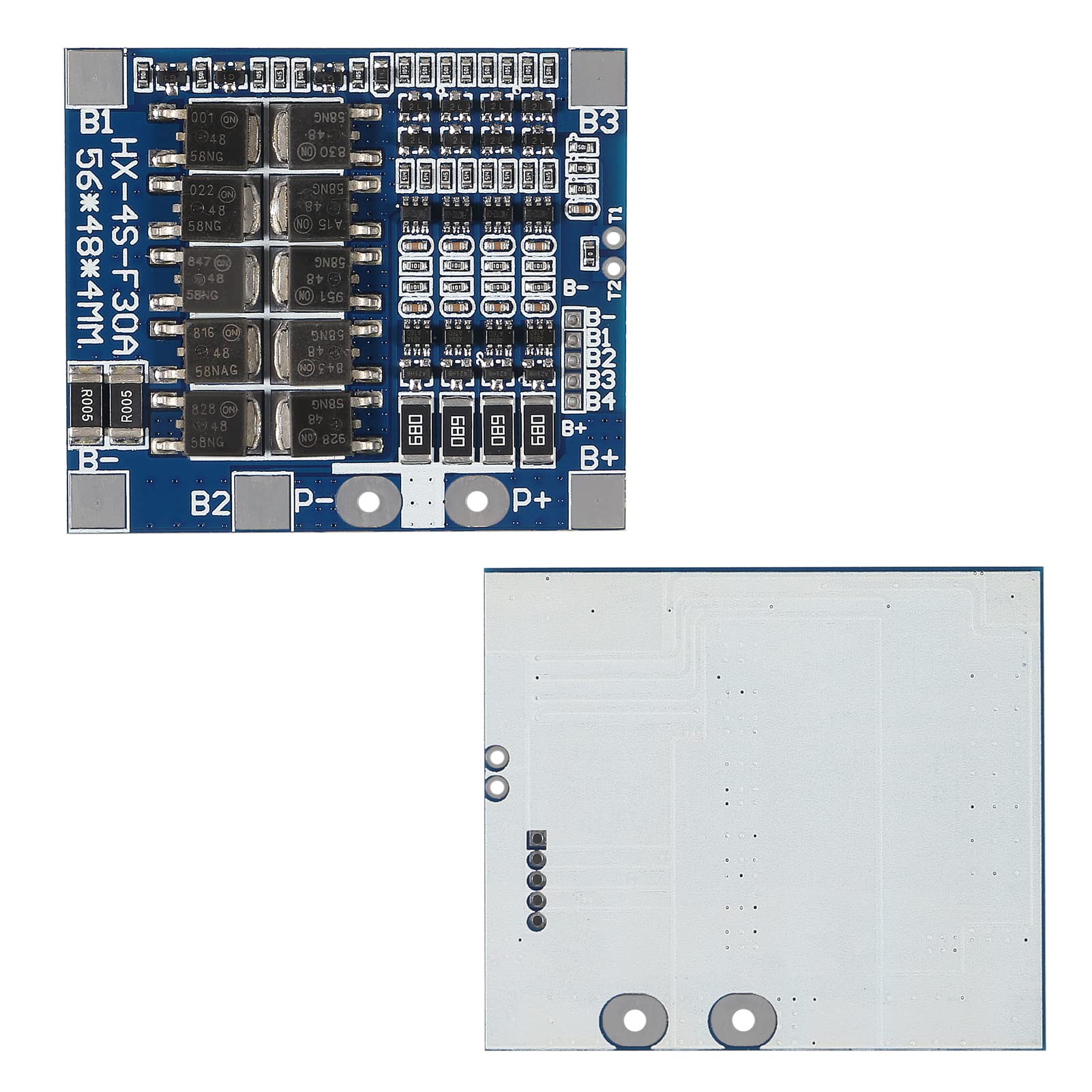 ACEIRMC 4pcs 4S 30A 12.8V 18650 Lithium Iron Phosphate Protection Board LiFePO4 4S BMS Balancing Charging Circuit PCM