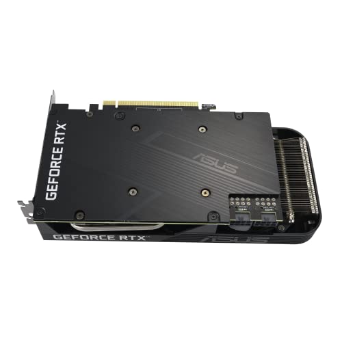 ASUS Dual NVIDIA GeForce RTX 3060 Ti OC Edition Graphics Card (PCIe 4.0, 8GB GDDR6X Memory, HDMI 2.1, DisplayPort 1.4a, 2-Slot Design, Axial-tech Fan Design, 0dB Technology, and More)