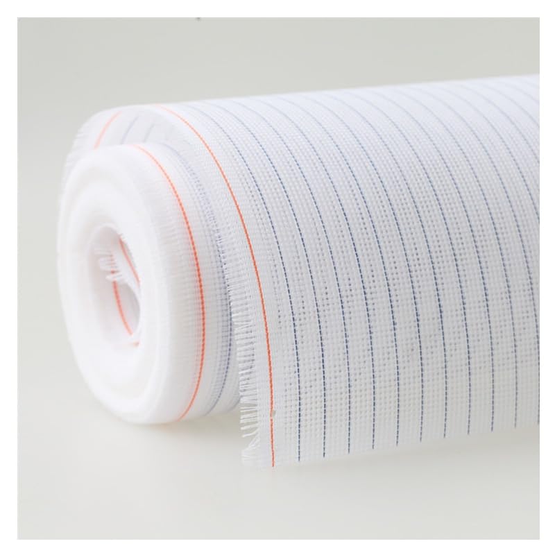 Cross Stitch Fabric 50x33cm 14CT Disposable Cross Stitch Fabric Canvas Cloth Canvas DIY Handmade Embroidery on Clothes Cushion - 50x33cm