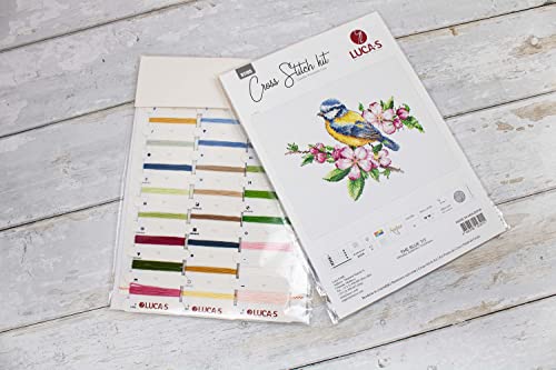 Cross Stitch Kit Luca-S - The Blue tit B1195