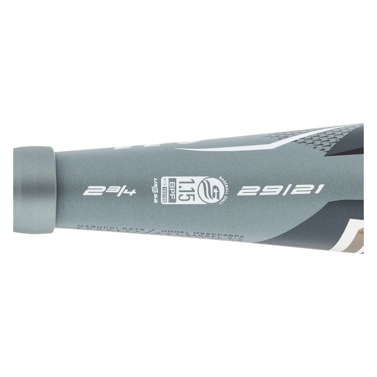 Marucci CAT9 Connect -8 USSSA Baseball Bat | 2 3/4" Barrel | 30" / 22 oz | Special Edition Colorway | 1.15 BPF Approved | MSBCC98GS