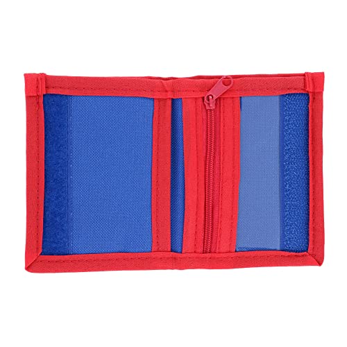 CTM® Kid's Sponge Bob Bifold Wallet with Hook and Loop Closure, Blue