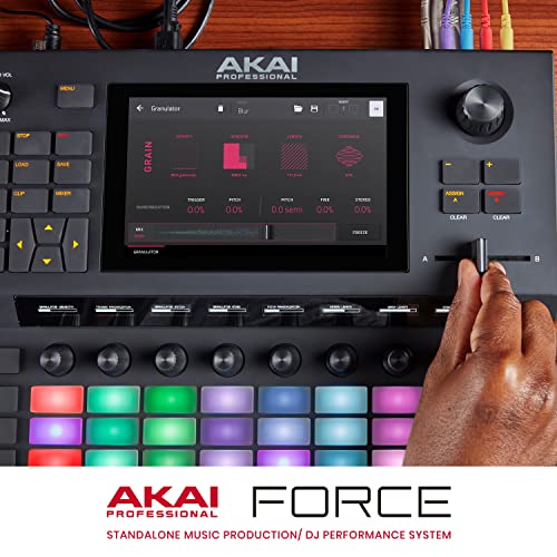 AKAI Professional FORCE β Standalone Music Production, MIDI Sequencer and DJ System with Synth Engines, MPC Sampling and Ableton Style Clip Launching